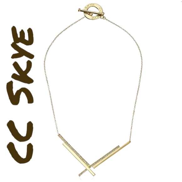 CC Skye | Jewelry | Skye Moon Gold Beam Necklace Nwt | Poshmark